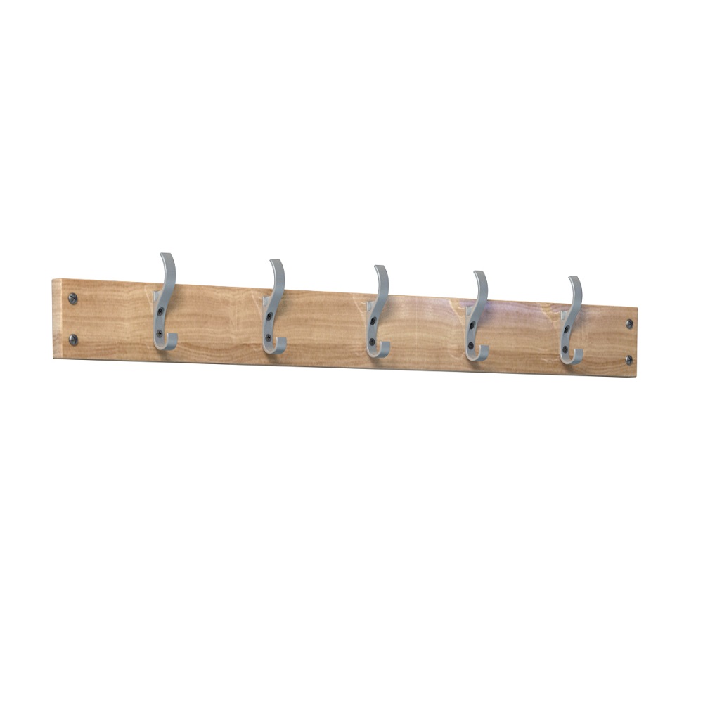 Probe Wall Mounted Hook Board 1000mm with 5 Hooks - Lockertek
