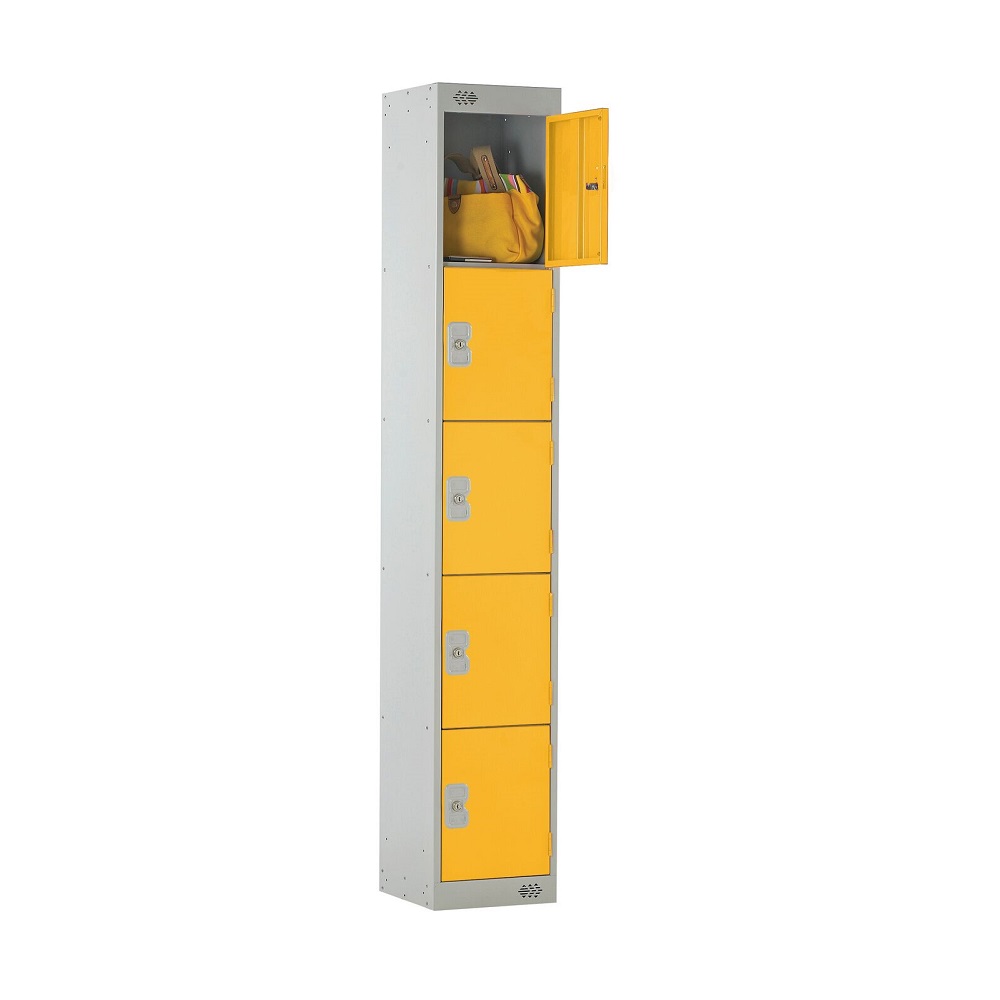 Link 5 Door Steel Locker - Lockers | Lockertek