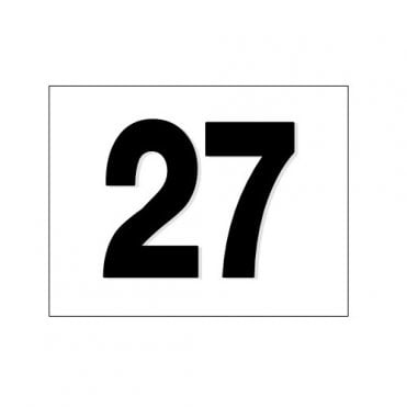 Adhesive Laminated Locker Number Stickers (1-10 Pack) | Lockertek