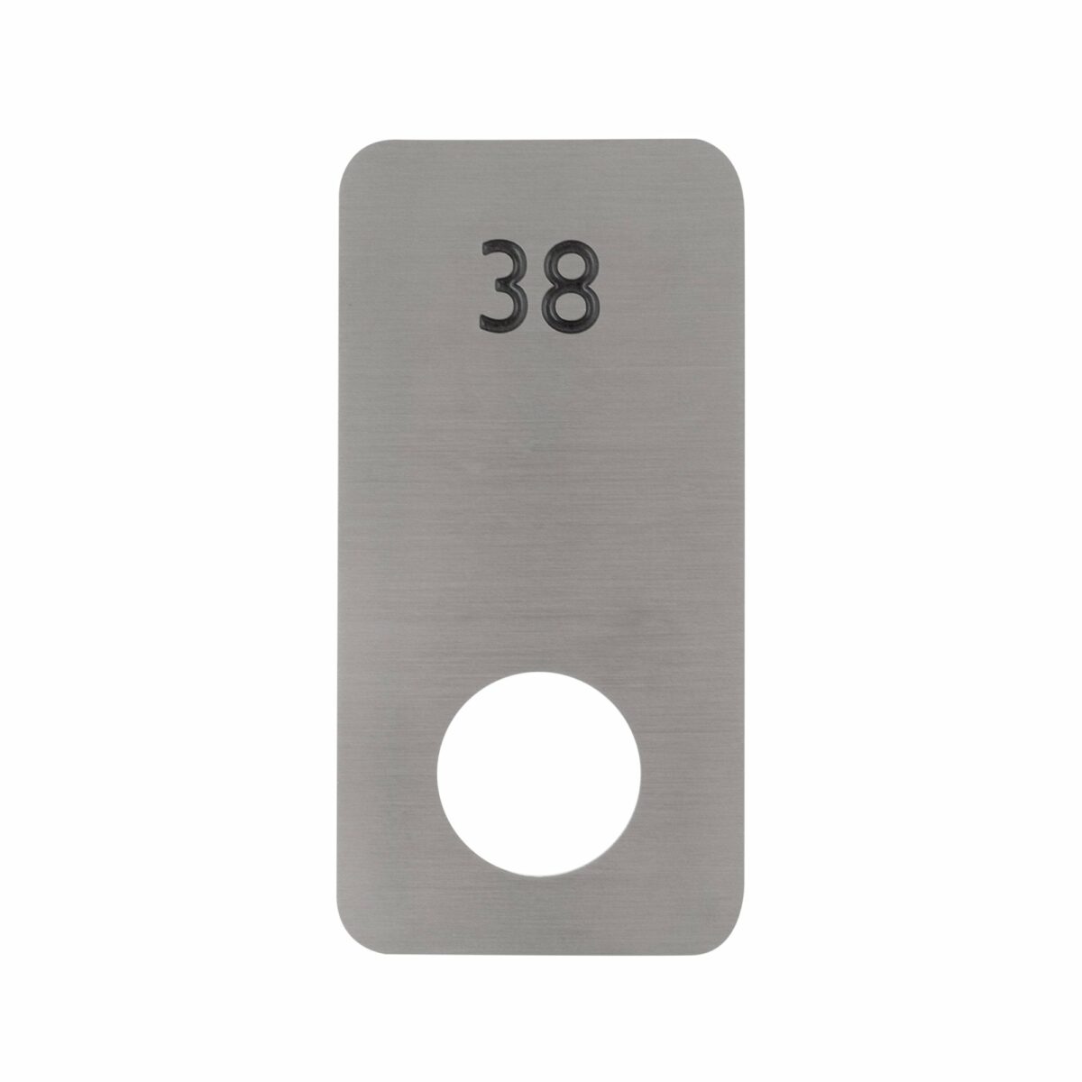 Circular Plastic Self Adhesive Engraved Locker Number | Lockertek